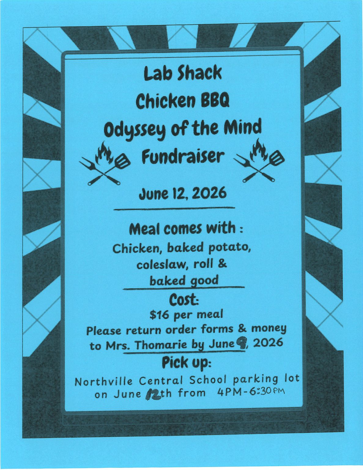 Bike-a-Thon and LAB Shack BBQ Friday, June 12 - Northville Central ...